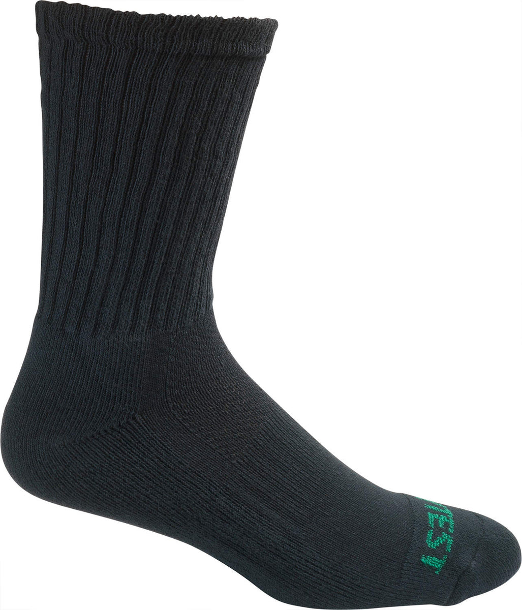HYTEST MENS BLACK CREW SOCK – Safety Shoe Distributors Ohio